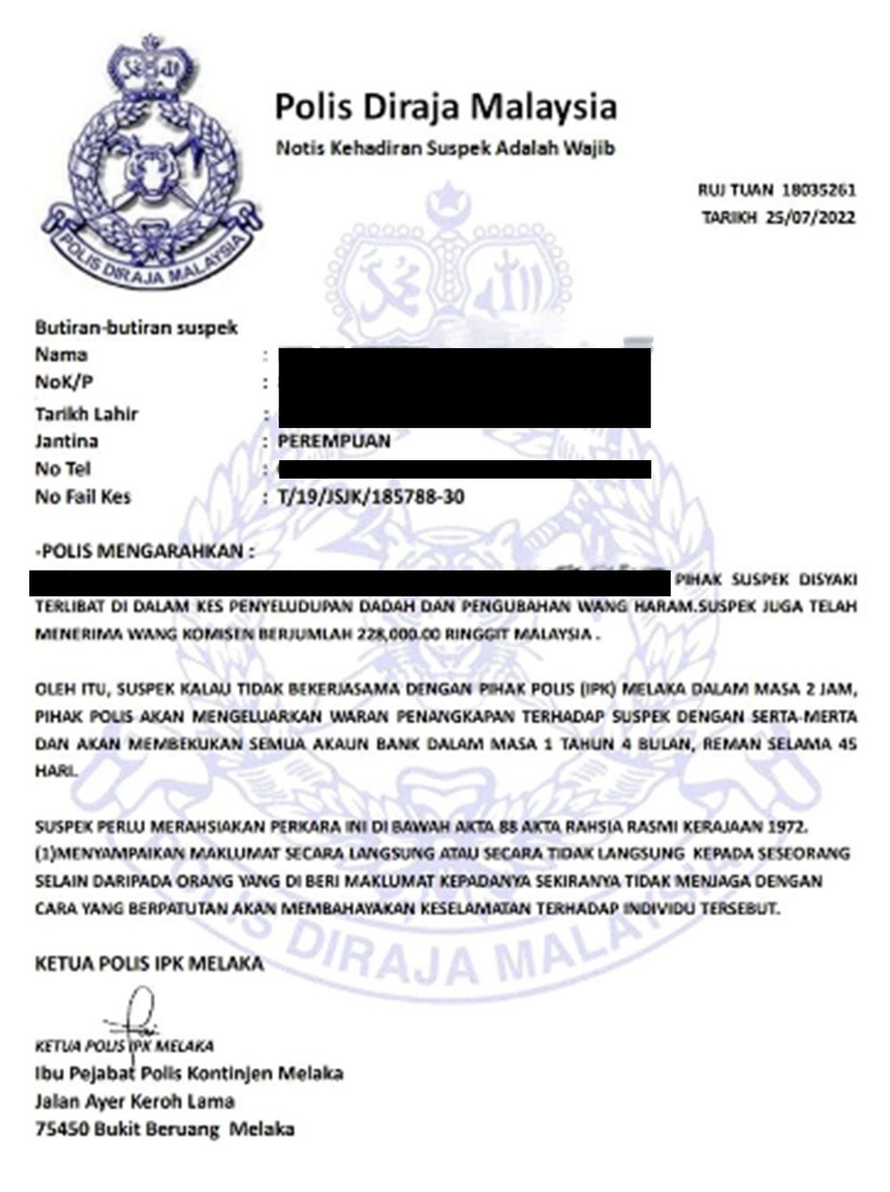 The Four Phases of LHDN Scam